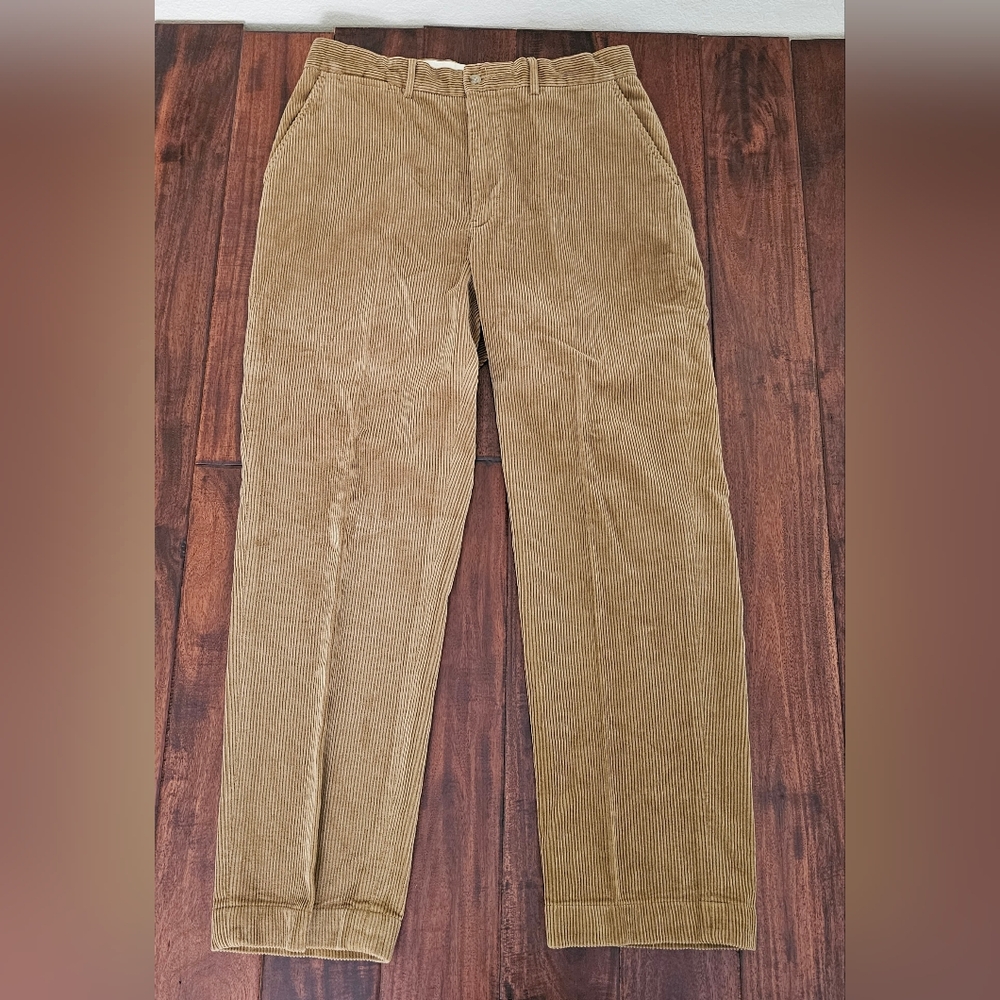 Polo Ralph Lauren Corduroy Brown Pants Mens Size 34/30 - Gem
